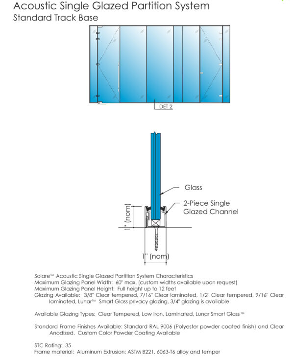 Partition P1 single glass practical and innovative solution indesignegypt