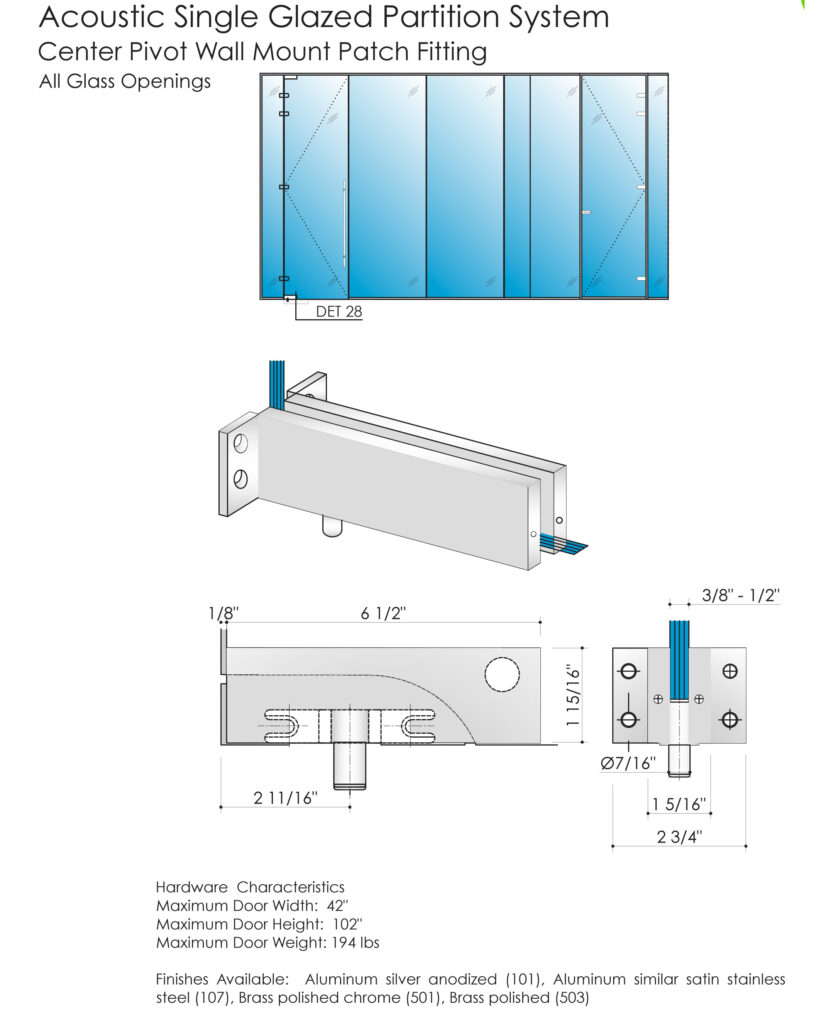 Partition P1 single glass practical and innovative solution indesignegypt