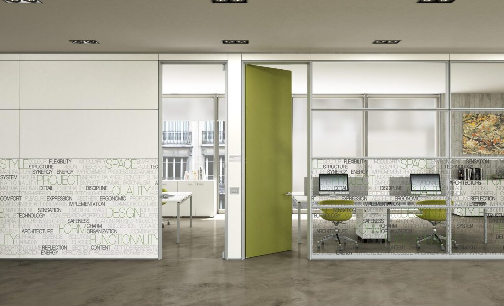 Partition P1 single glass practical and innovative solution indesignegypt